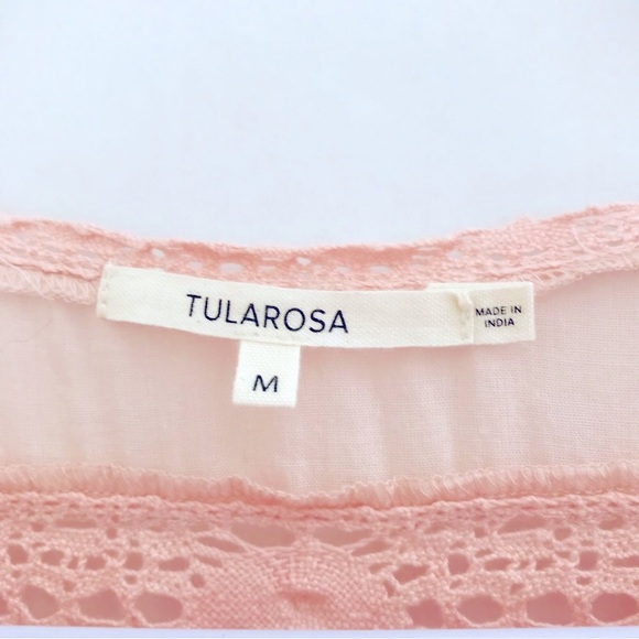 Tularosa | Dresses | Tularosa Payton Pink Crochet Lace Mini Dress ...